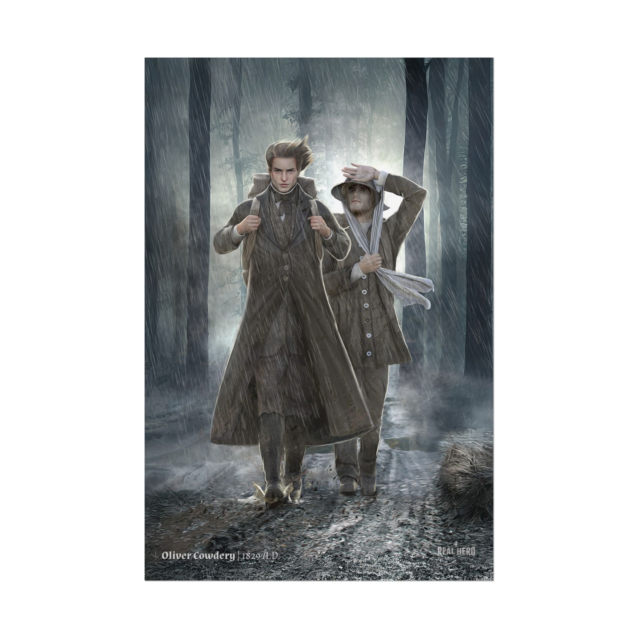Poster | Oliver Cowdery – Real Hero Studios